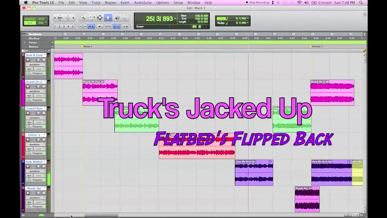 Truck's Jacked Up Flatbed's Flipped Back - Coub