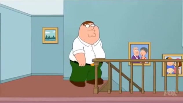 Peter Falling Down The Stairs - Coub