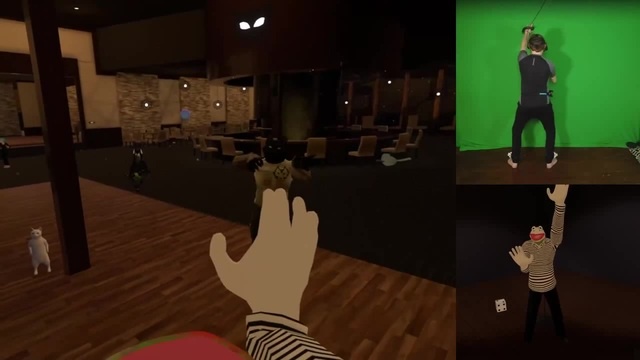 #5 Эксперименты полного трекинга тела VRChat / реакции людей / падения в Full Body - Coub