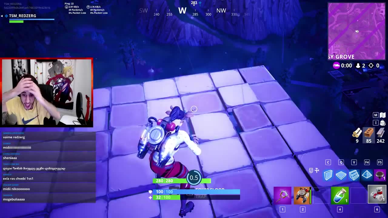 STREAMER DIED AFTER WINNING a SKYBASE GAME ! + REACTION !!! REDZERG ...