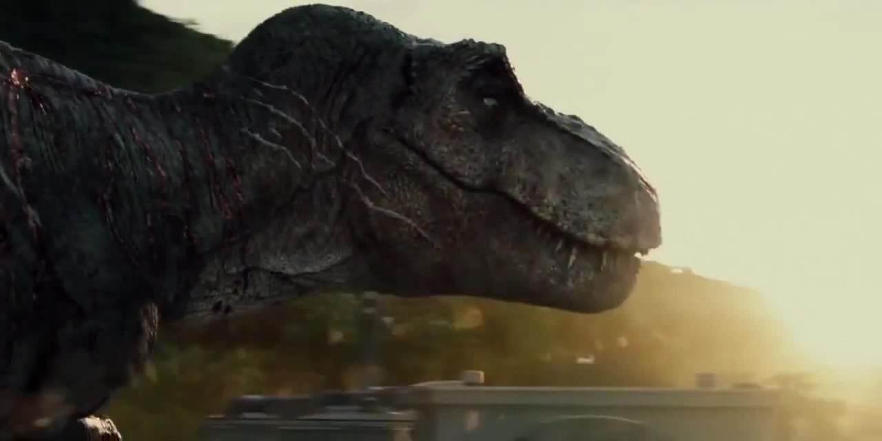 Jurassic World HD Ending scene T REX roars over the park - Coub