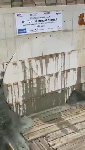 Tunnel breakthrough - Coub