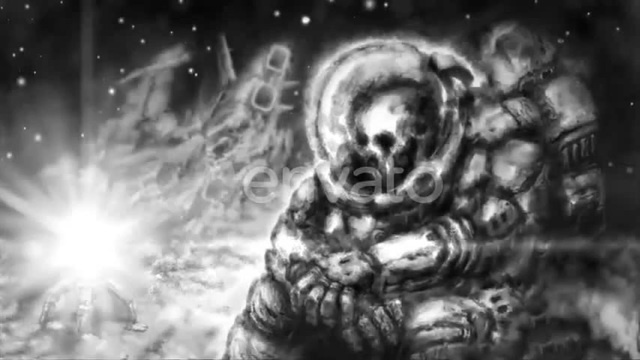 Dead Spaceman on Moon 2D Animation - Coub