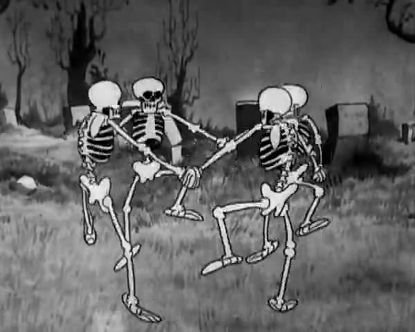 The Skeleton Dance 1929 - Coub