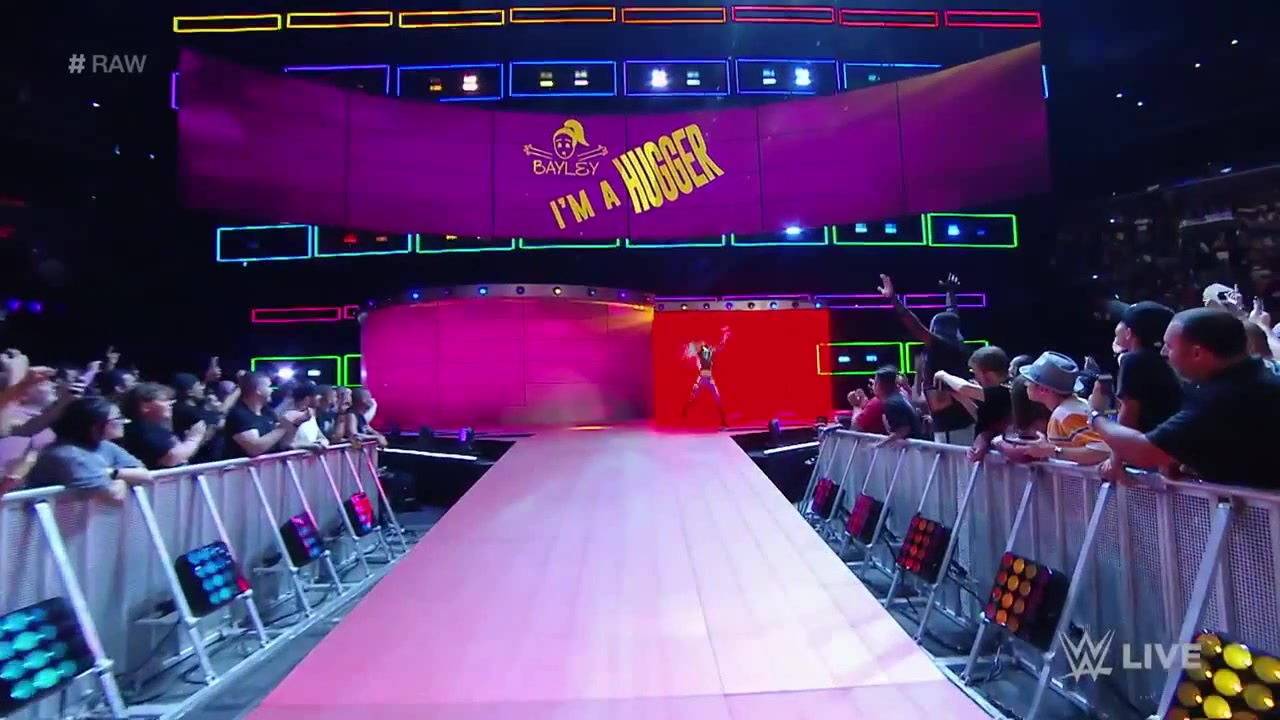 Bayley makes her official Raw debut: Raw, Aug. 22, 2016 - Coub