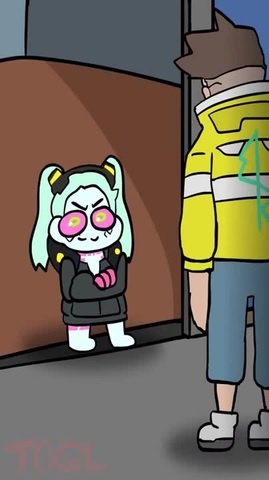 Cyberpunk Edgerunners|Rebecca breakdancing - Coub