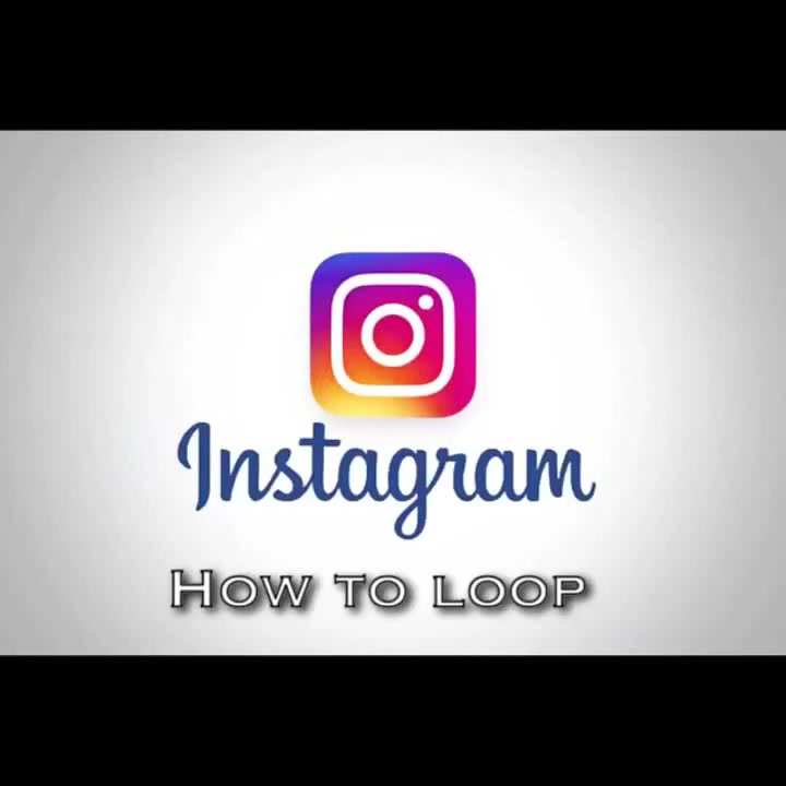 Important information to know when we migrate to Instagram: how to loop (comment any questions ...