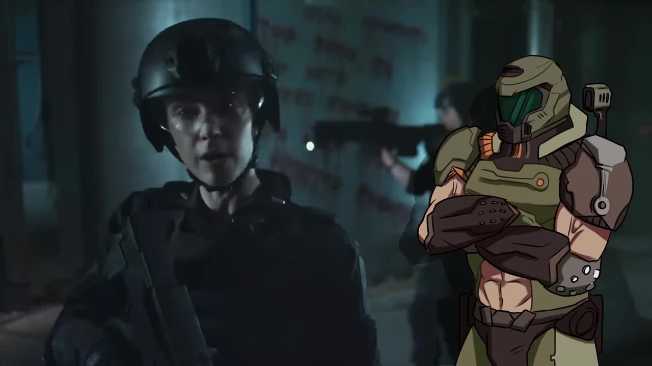 DOOMGUY reacts to DOOM ANNIHILATION - Coub