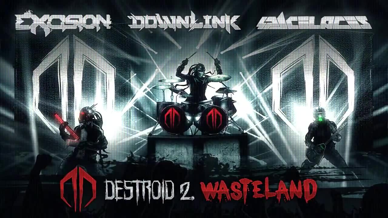 Excision, Downlink, Space Laces - Destroid 2. Wasteland - Coub
