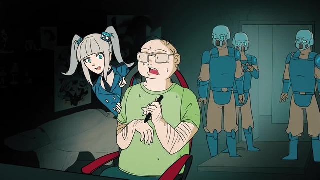 РОСКОМНАДЗОРтян Анимация AI 4k UPSCALING - Coub