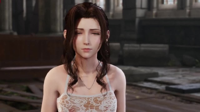 AERITH SEXY WHITE LINGERIE DRESS - Coub