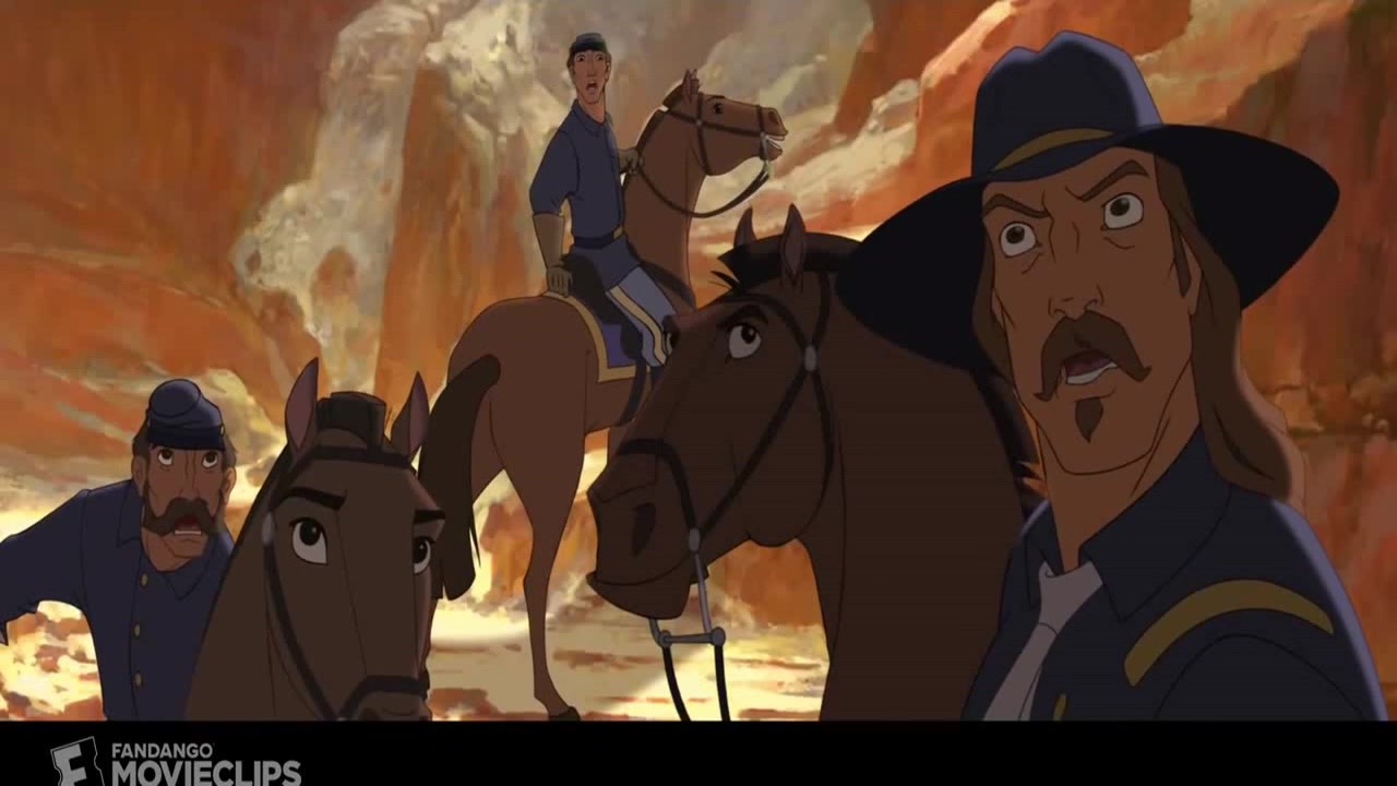 Spirit (2002) - Canyon Scene (Oh NO) - Coub