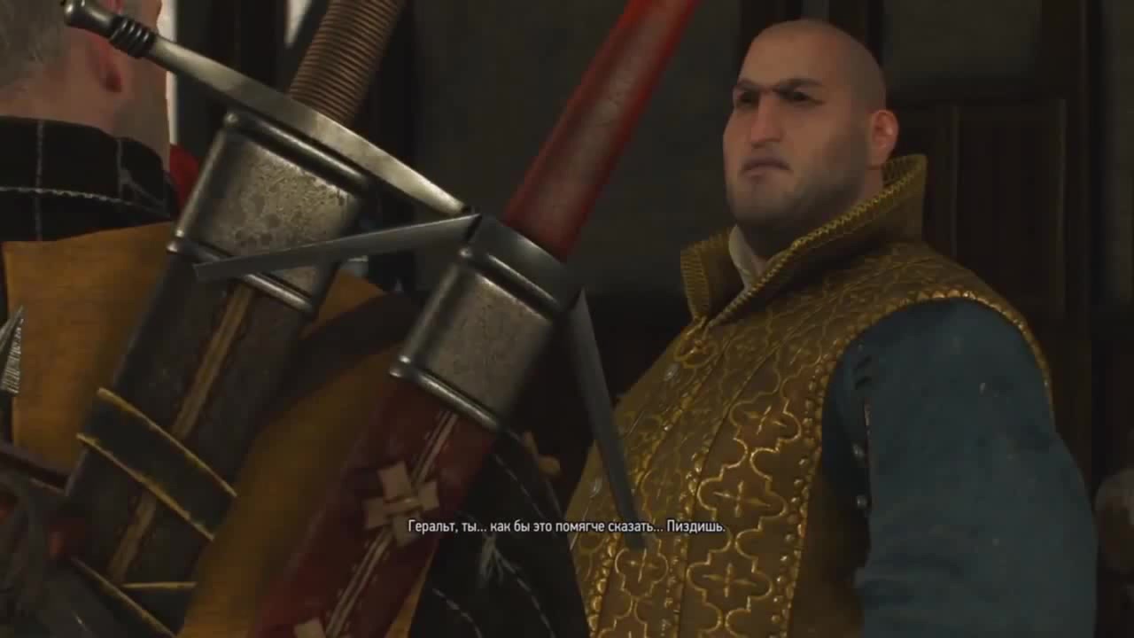 Ты... как бы это помягче сказать... Пи*дишь! [The Witcher 3: Wild Hunt] - Coub