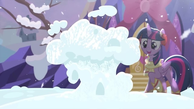 MLP:FIM [Animation] "Snow Art" - Coub