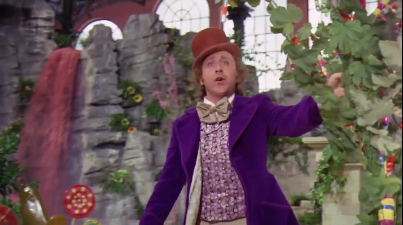 Willy Wonka (HD) "Pure Imagination" paradise - Coub