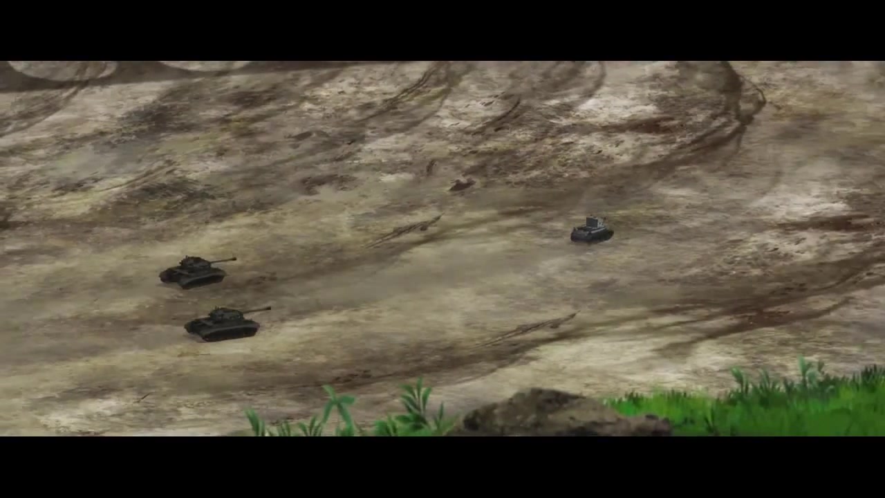 Girls und Panzer der Film - BT-42 scene on crack - Coub