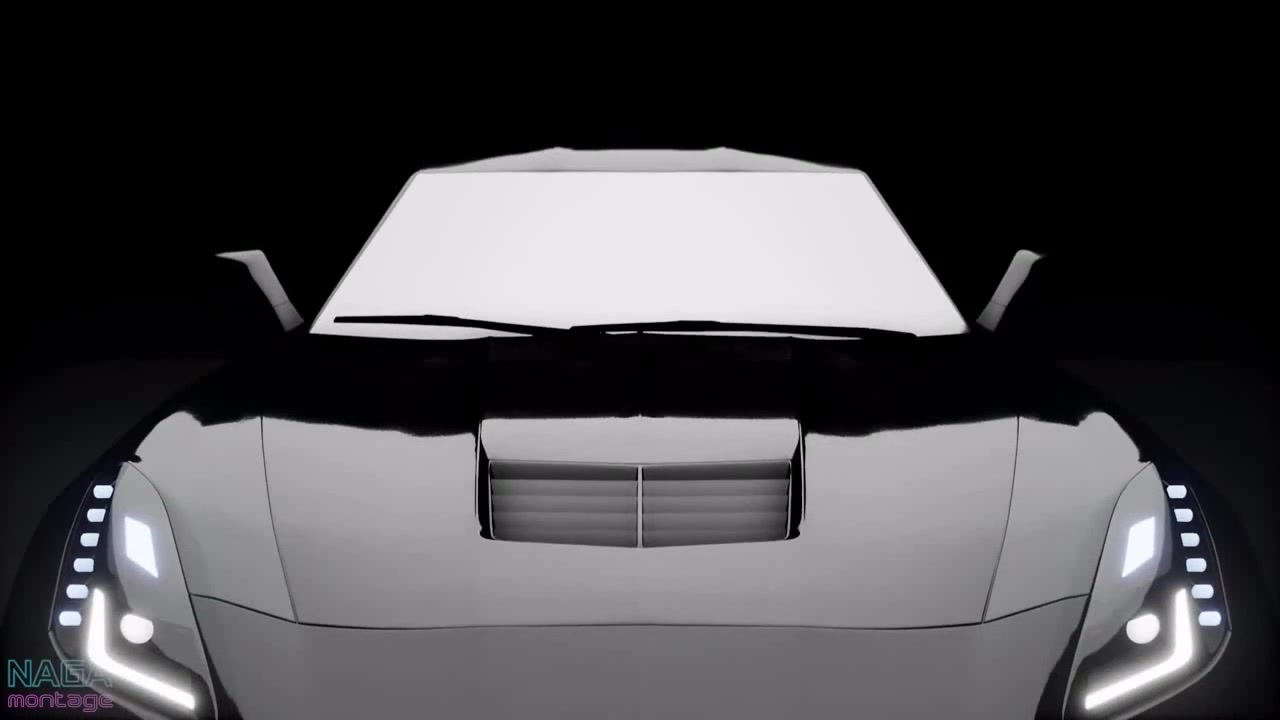 Chevrolet Corvette Stingray 2017 | 3D musical video | Made in Unreal Engine 4 - Coub