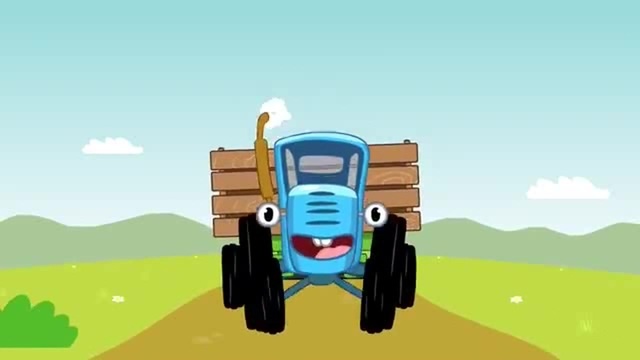 THE BLUE TRACTOR - Coub