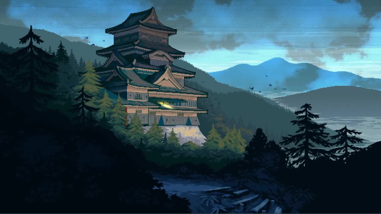 Pixel Japanese House - Coub