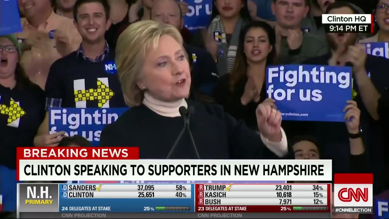 People react to Hillary 'We gonna fight for real solutions that make a ...