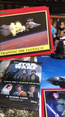 Star Wars Cards Pack #27 - Rogue One Mission Briefing Cards Pack # ...