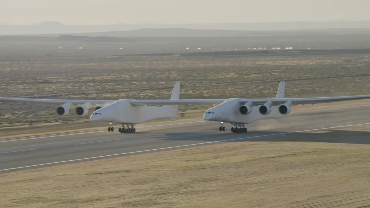 Stratolaunch First Flight On April 13, 2019 - Coub