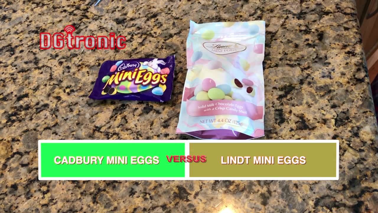 VERSUS : CADBURY MINI EGGS vs LINDT MINI EGGS - Coub