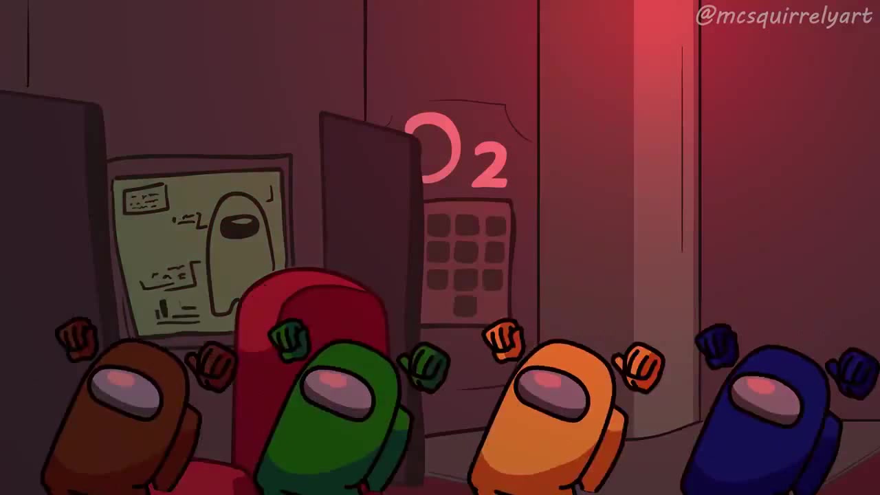 All my crewmates crowding the Admin room during the oxygen crisis while ...