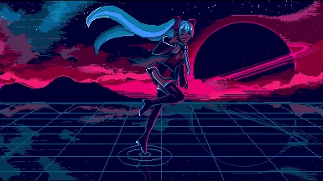 Miku Retro Drive - Coub