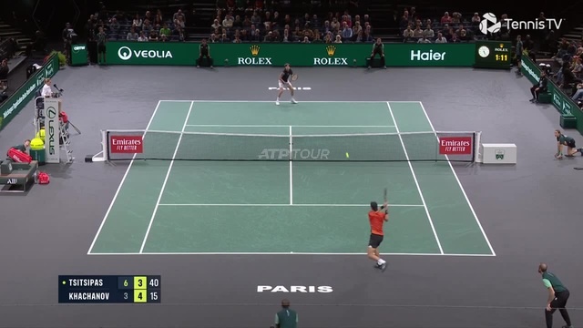 🇬🇷 Stefanos Tsitsipas vs Karen Khachanov Quarter-final Highlights | Rolex Paris Masters 2023 - Coub