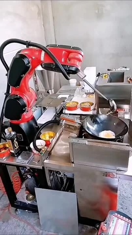 Robot Fried Rice - Coub