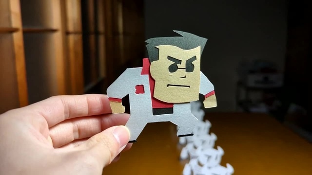 Helltaker paper cut - Coub