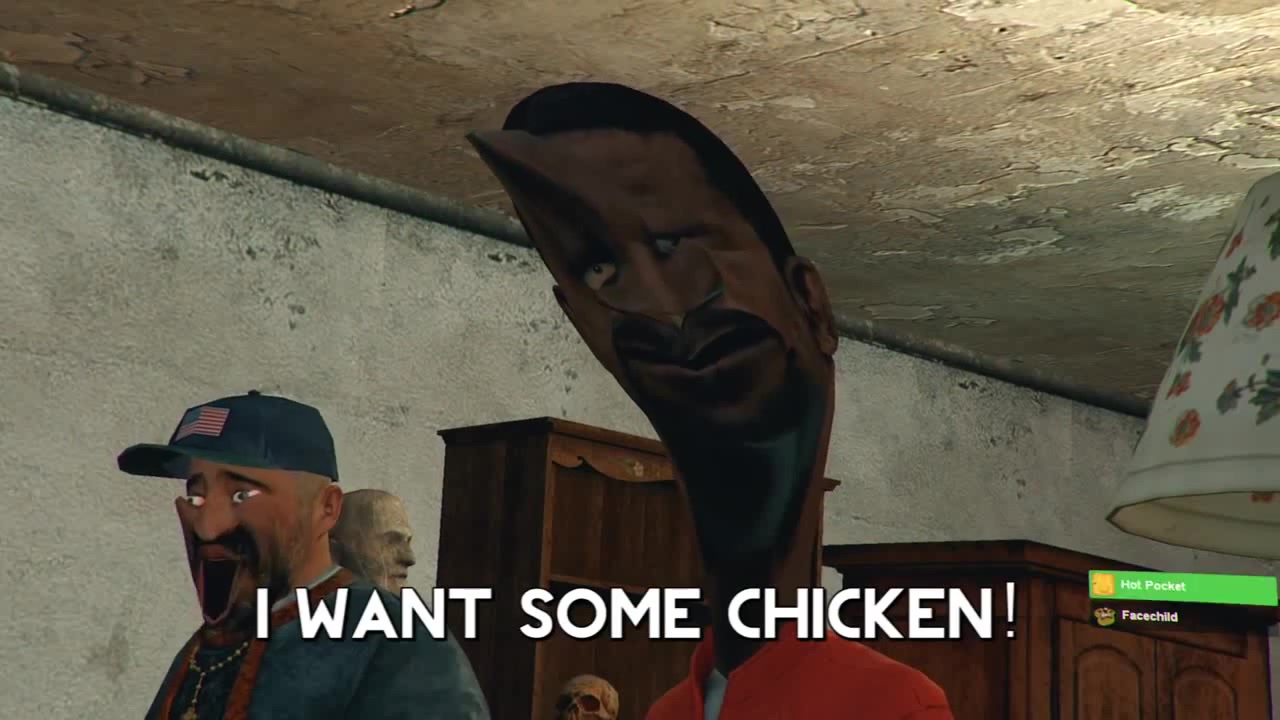 Fried Chicken Adventure to KFC | Funny Faces in Garry's Mod - Coub