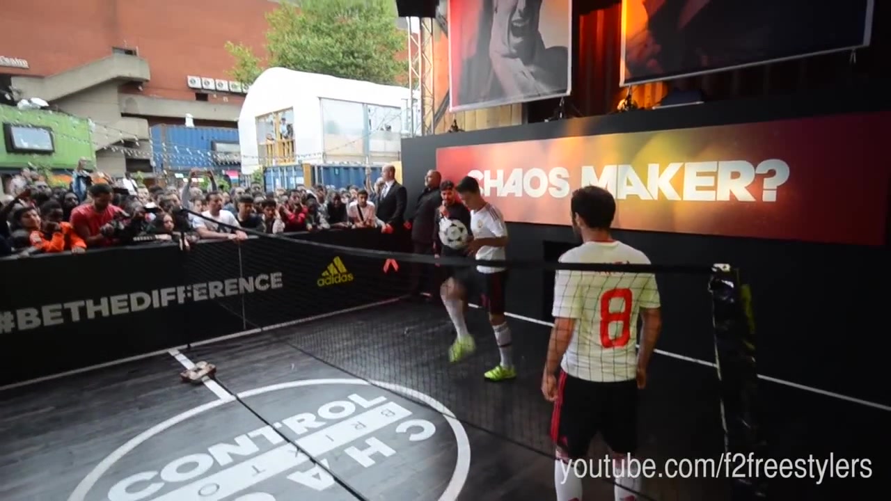 Best Football Tennis Match EVER! | Mata - Coub