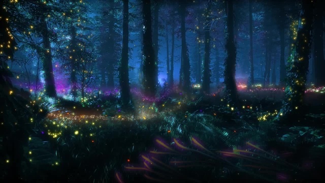 Magic forest (Background) - Coub