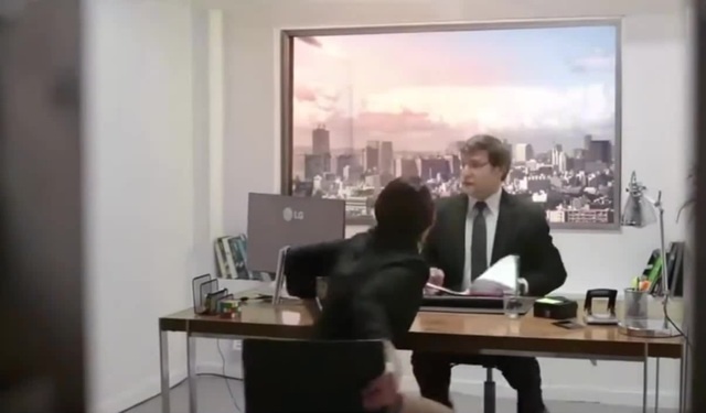 Prank.The atomic war. A TV instead of a window - Coub