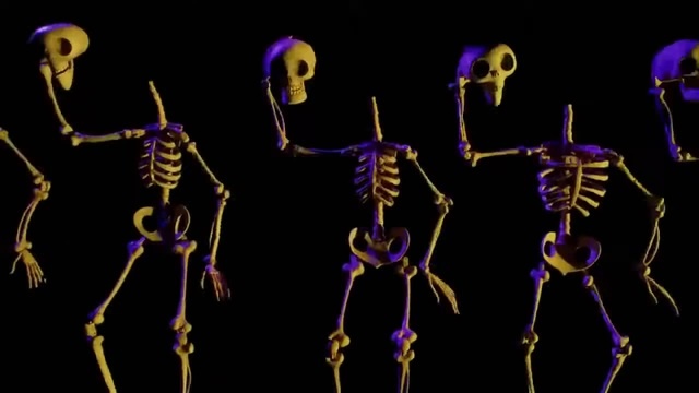 Spooky Skeletons - Coub
