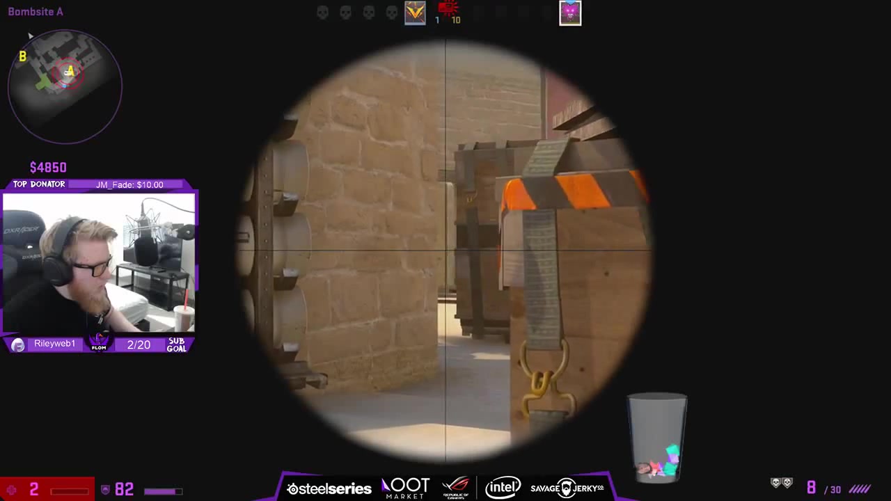fl0m gets CSGO'd - Coub