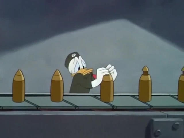 Donald Duck Nazi "Der Fuehrer's Face" - 1943 [HD] - Coub