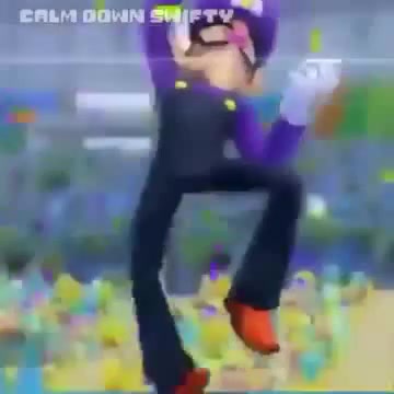 Waluigi hits the dab - Coub