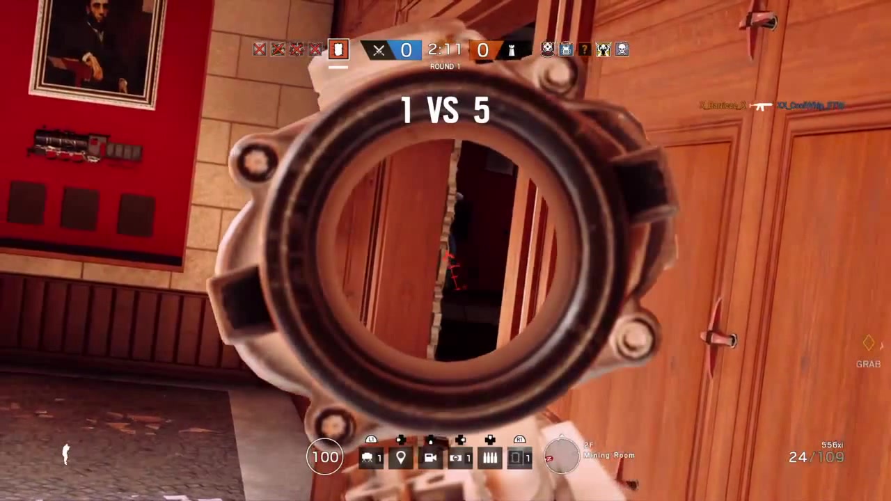 1v5 Thermite clutch ace - Coub