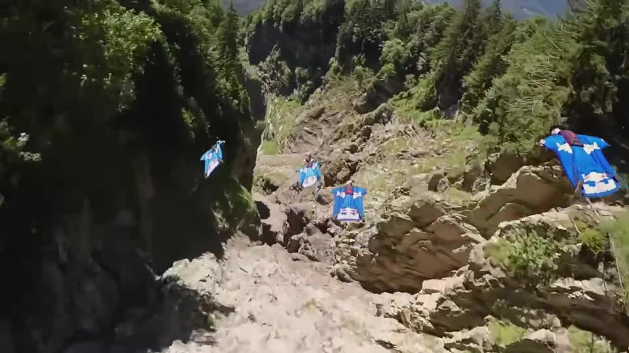 Wingsuit Flying - Coub