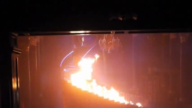 Scenic design: Manderley on fire (Rebecca, Stuttgart, 2012) - Coub