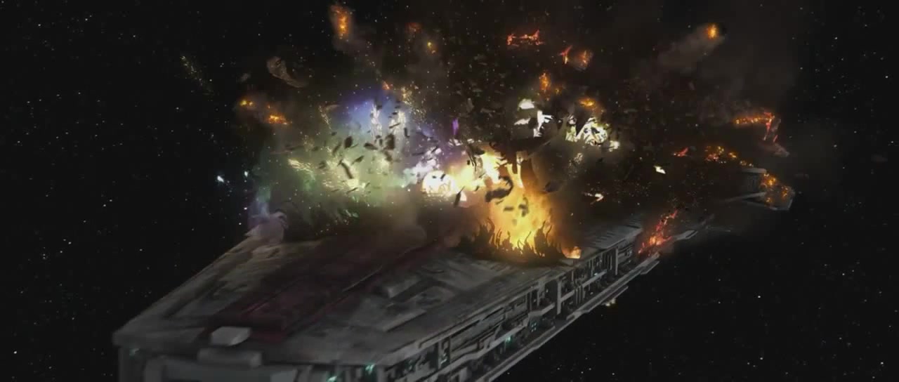 Star Wars: The Clone Wars - Rhydonium Explosion - Coub