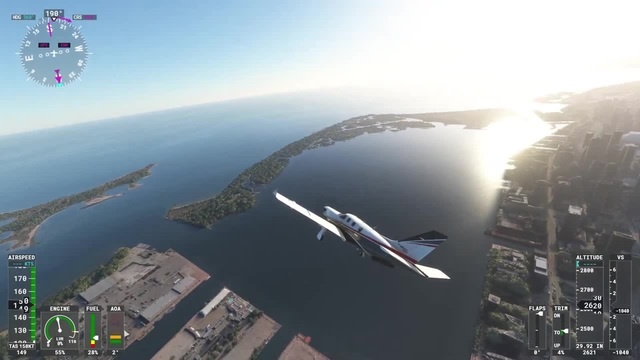 Flight Simulator 2020 - Vancouver: through hills to mountains, Canada World Update XI - Coub