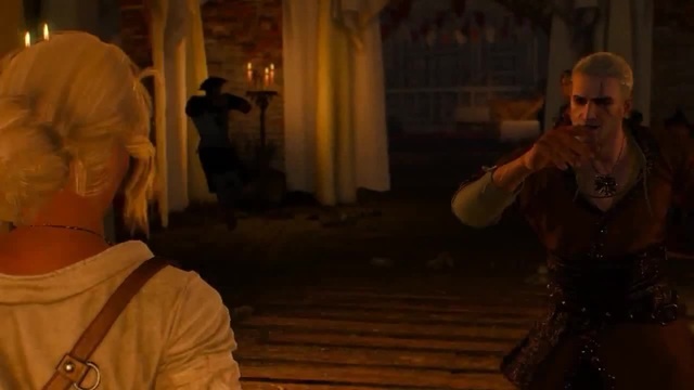 The Witcher 3 Ciri and Geralt dance - Coub