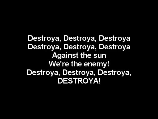 My Chemical Romance - Destroya Lyrics - Coub