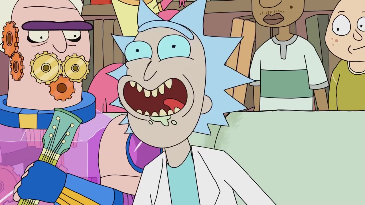 Rick and Morty Rick dance extended version - Coub