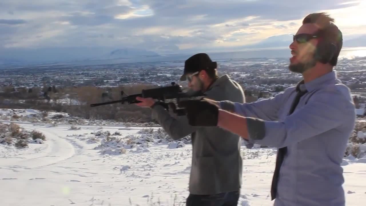 The Cup Song - Pitch Perfect WITH GUNS!!! (Jim Huish from Amber's Drive ...