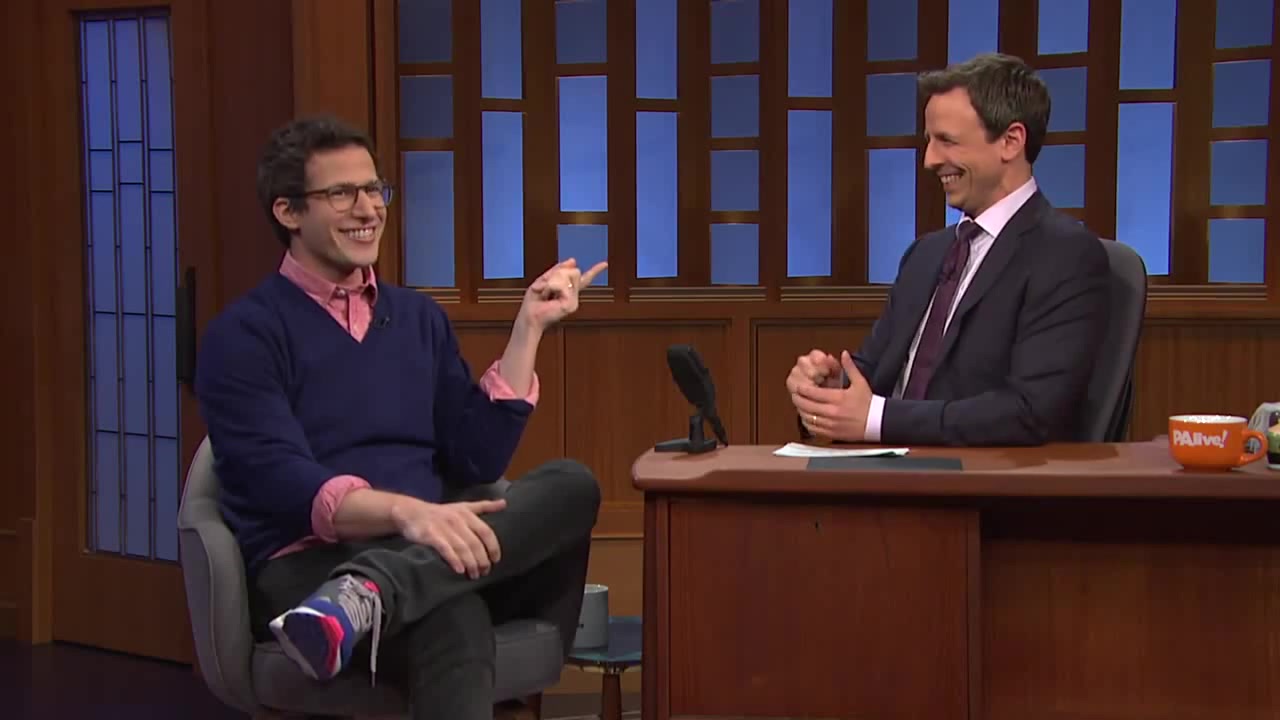 Andy Samberg Seth Meyers Laugh - Coub